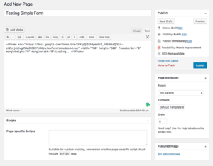 Embed a Google Form to your WordPress Site with these Easy Steps