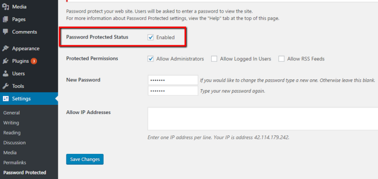 How To Password Protect Wordpress From Single Posts To A Whole Site
