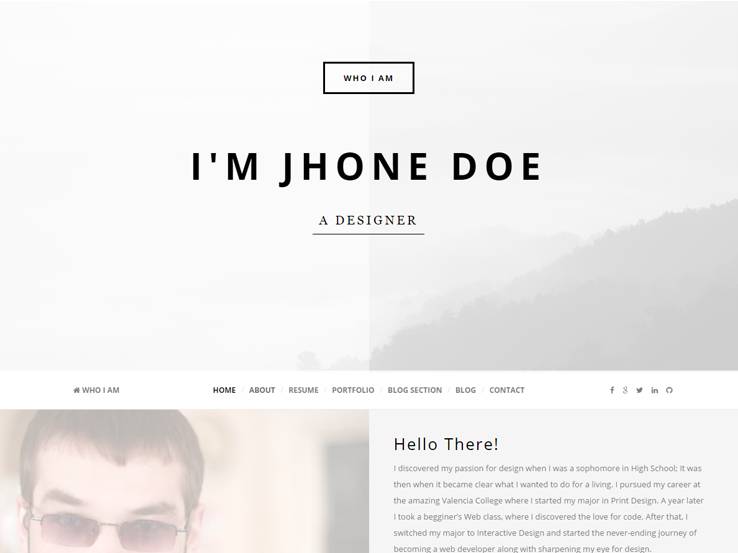 55+ Best WordPress Resume Themes 2017